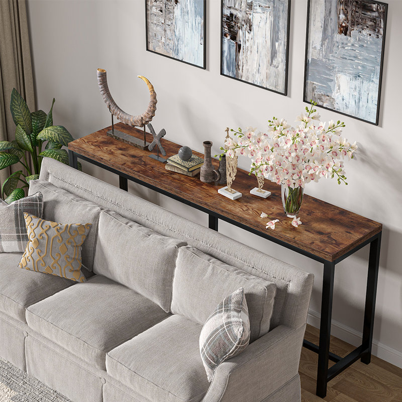 Behind bed console table store